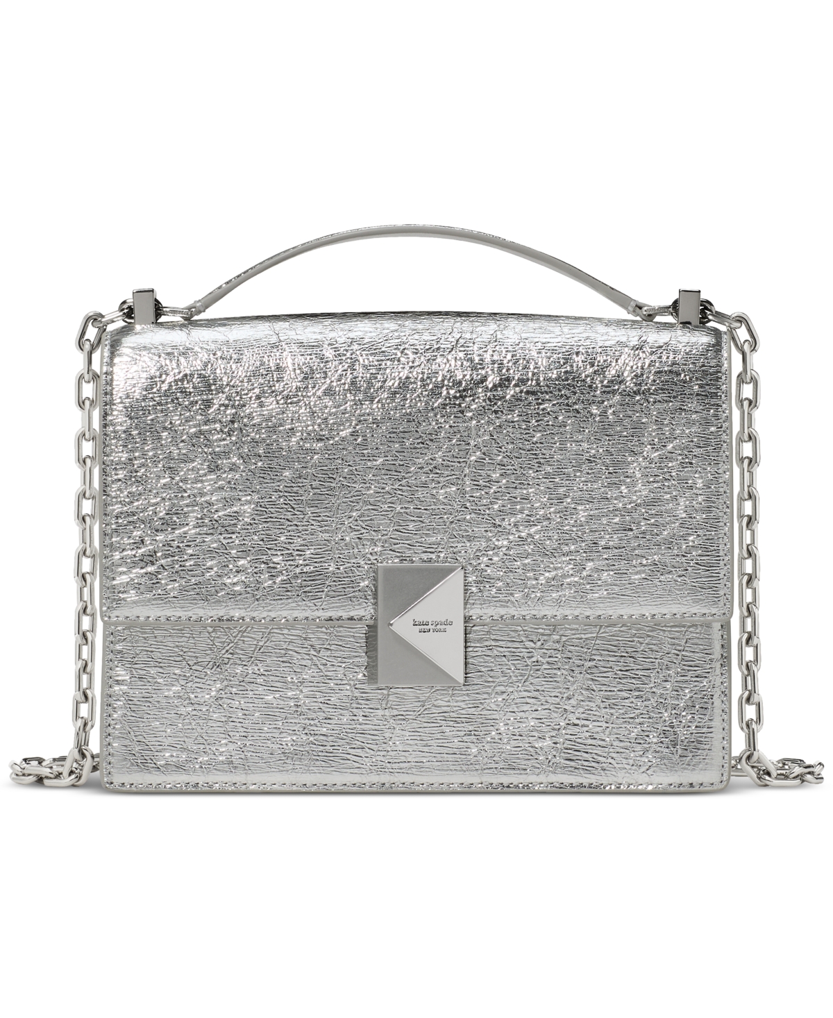 Click here for kate spade new york Deco Small Crinkle Metallic Ch... prices