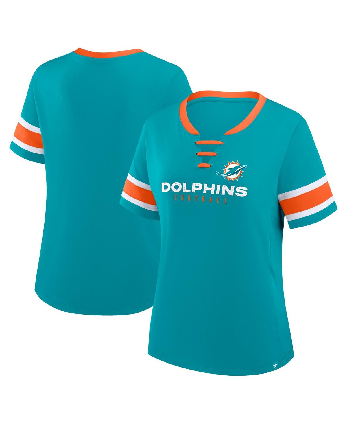 Click here for Fanatics Womens Aqua Miami Dolphins Redzone Draw P... prices