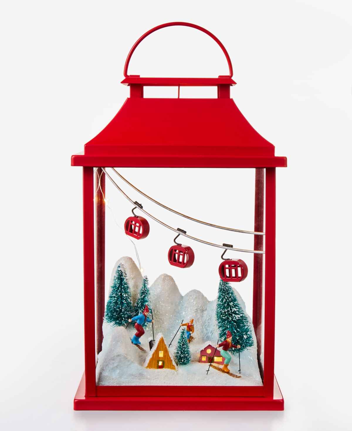 Click here for Holiday Lane Heritage Led Metal Lantern with Snowy... prices