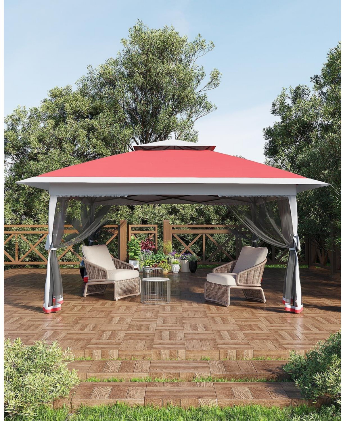 Click here for gaomon 13x13 Ft Gazebo Tent Outdoor Pop Up Canopy... prices