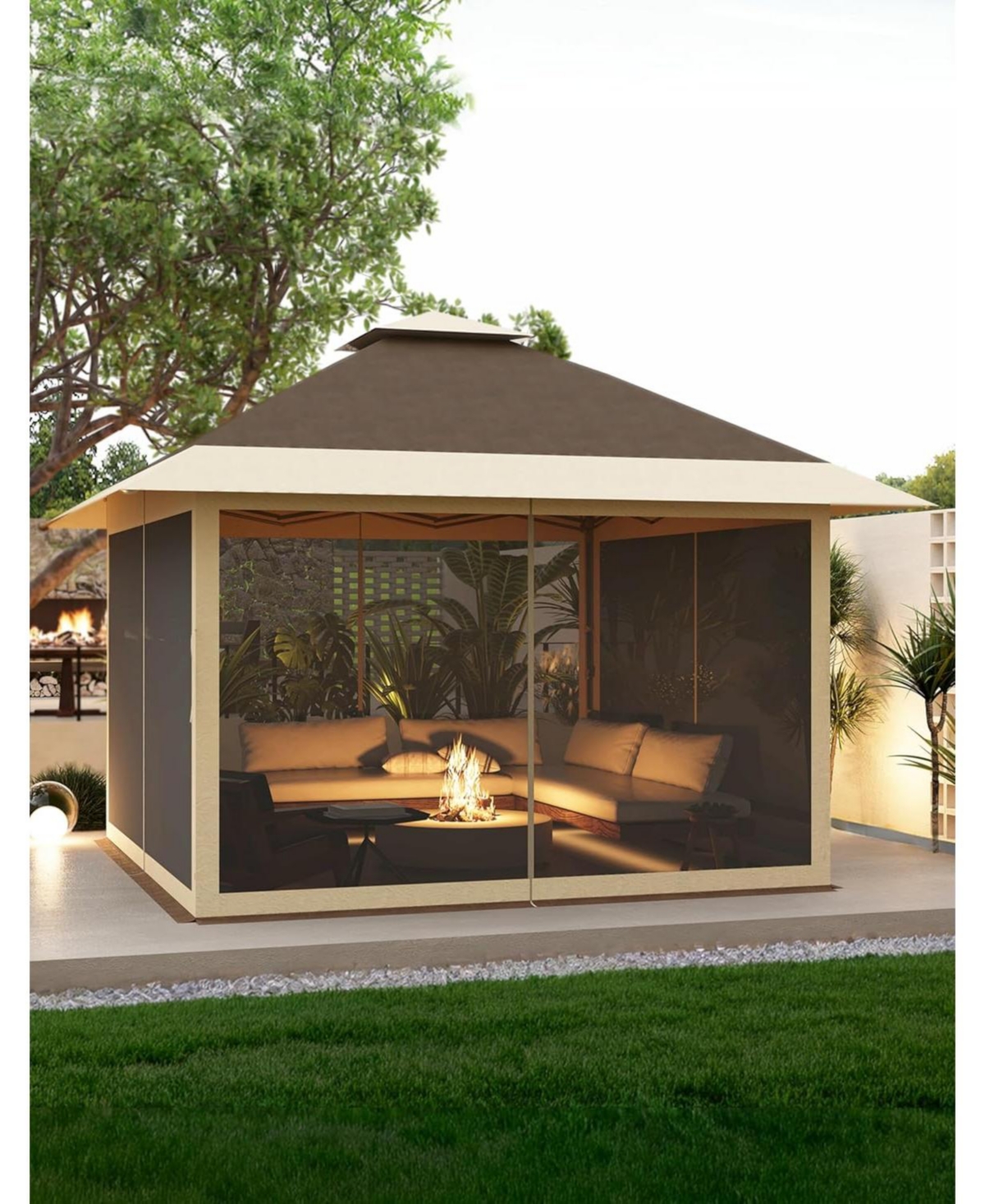 Click here for gaomon 13x13 Ft Gazebo Tent Outdoor Pop Up Canopy... prices