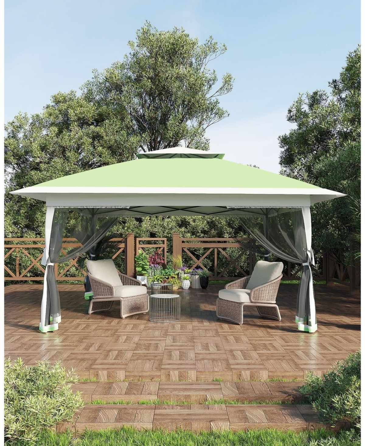Click here for gaomon 13x13 Ft Gazebo Tent Outdoor Pop Up Canopy... prices