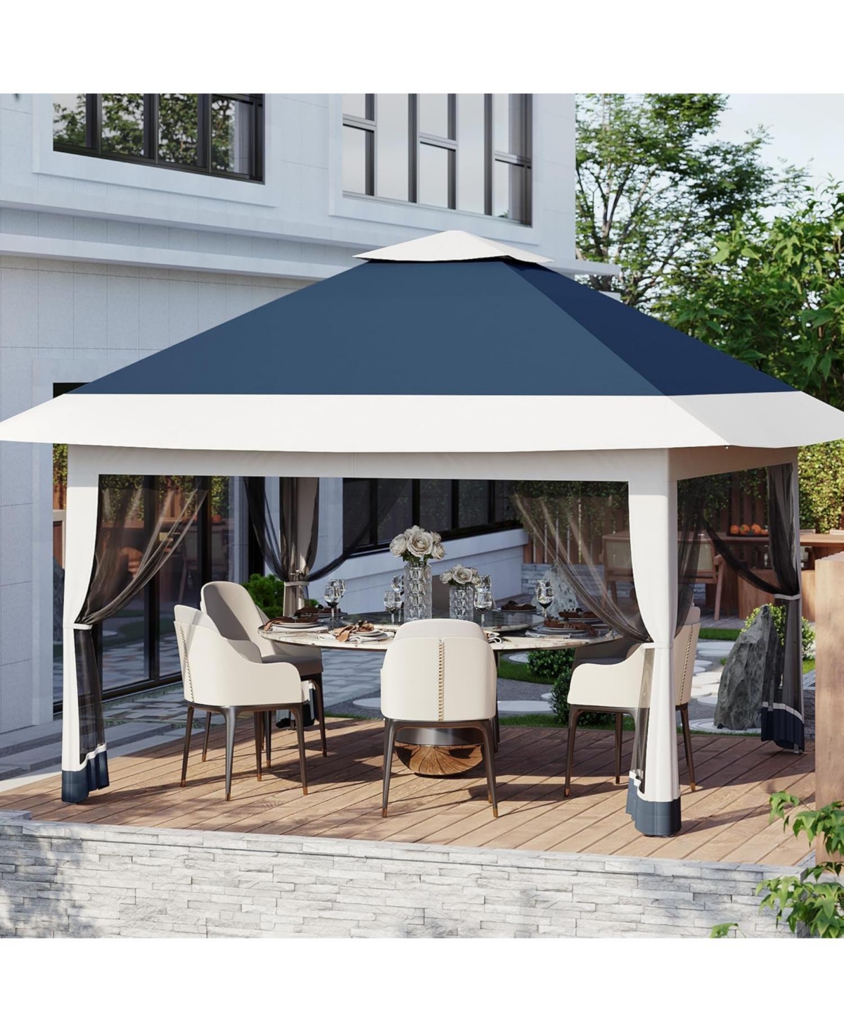 Click here for gaomon 13x13 Ft Gazebo Tent Outdoor Pop Up Canopy... prices