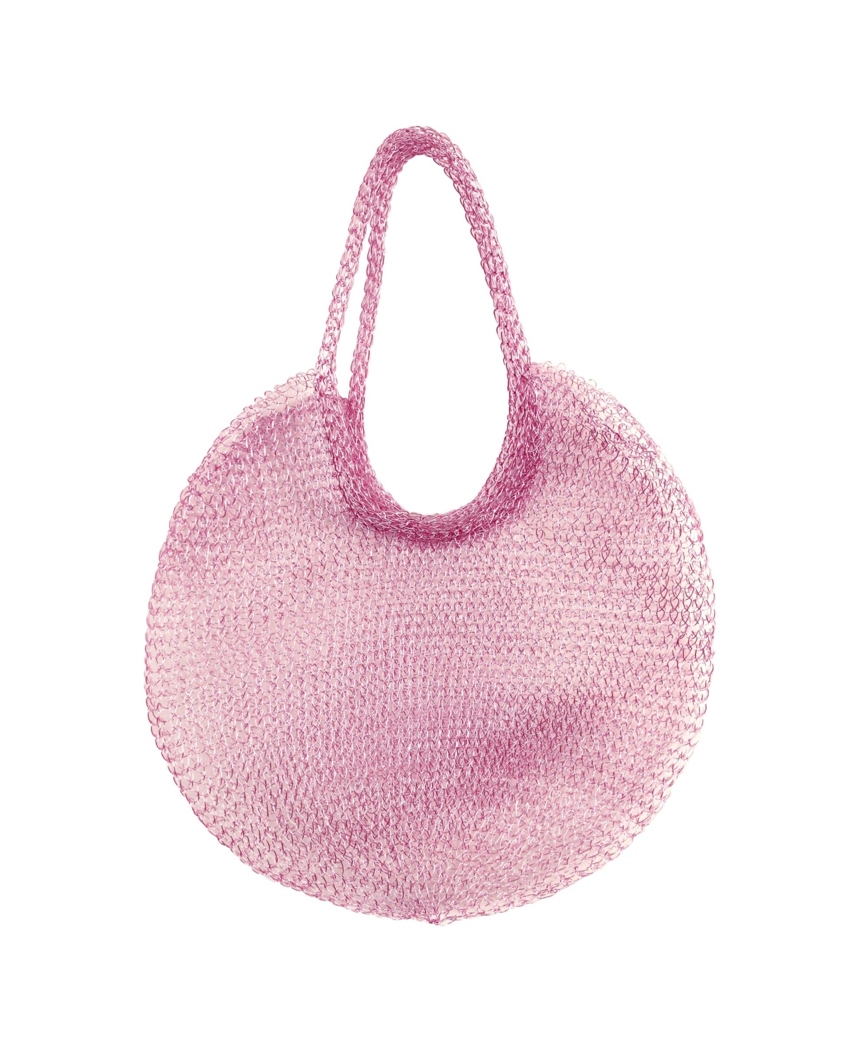 Click here for Brunna.co The Sol Mesh Wire Tote Bag - Pink prices