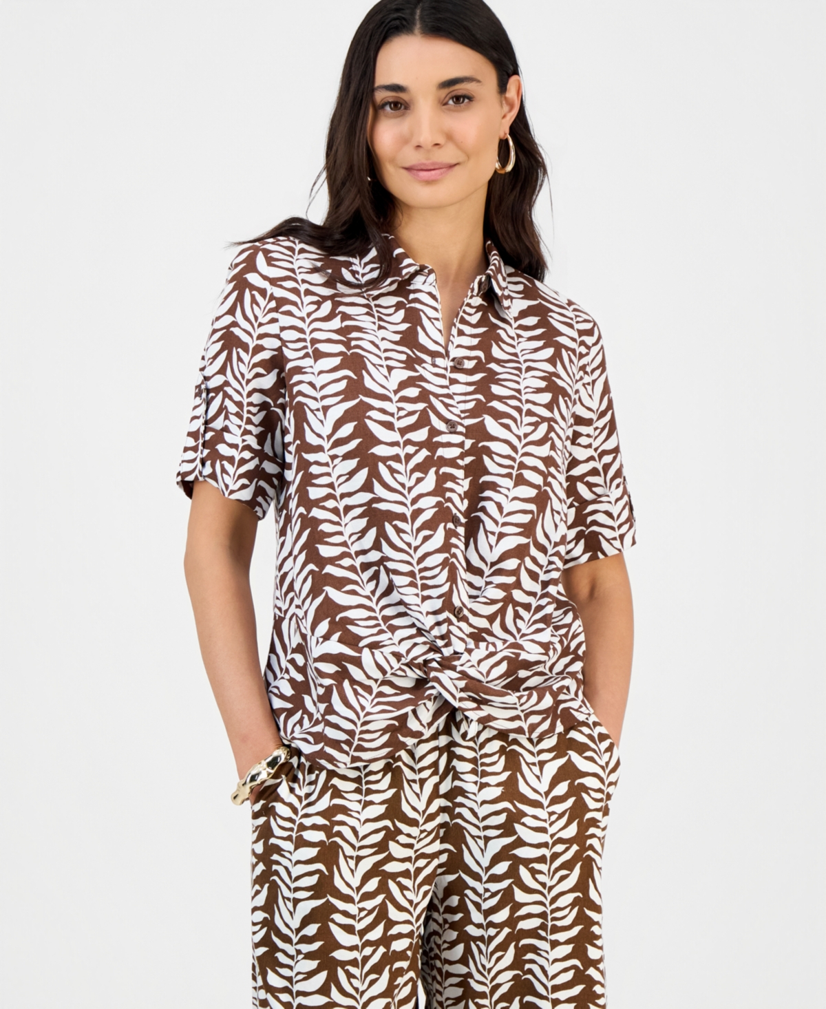 Click here for I.n.c. International Concepts Petite Printed Twist... prices