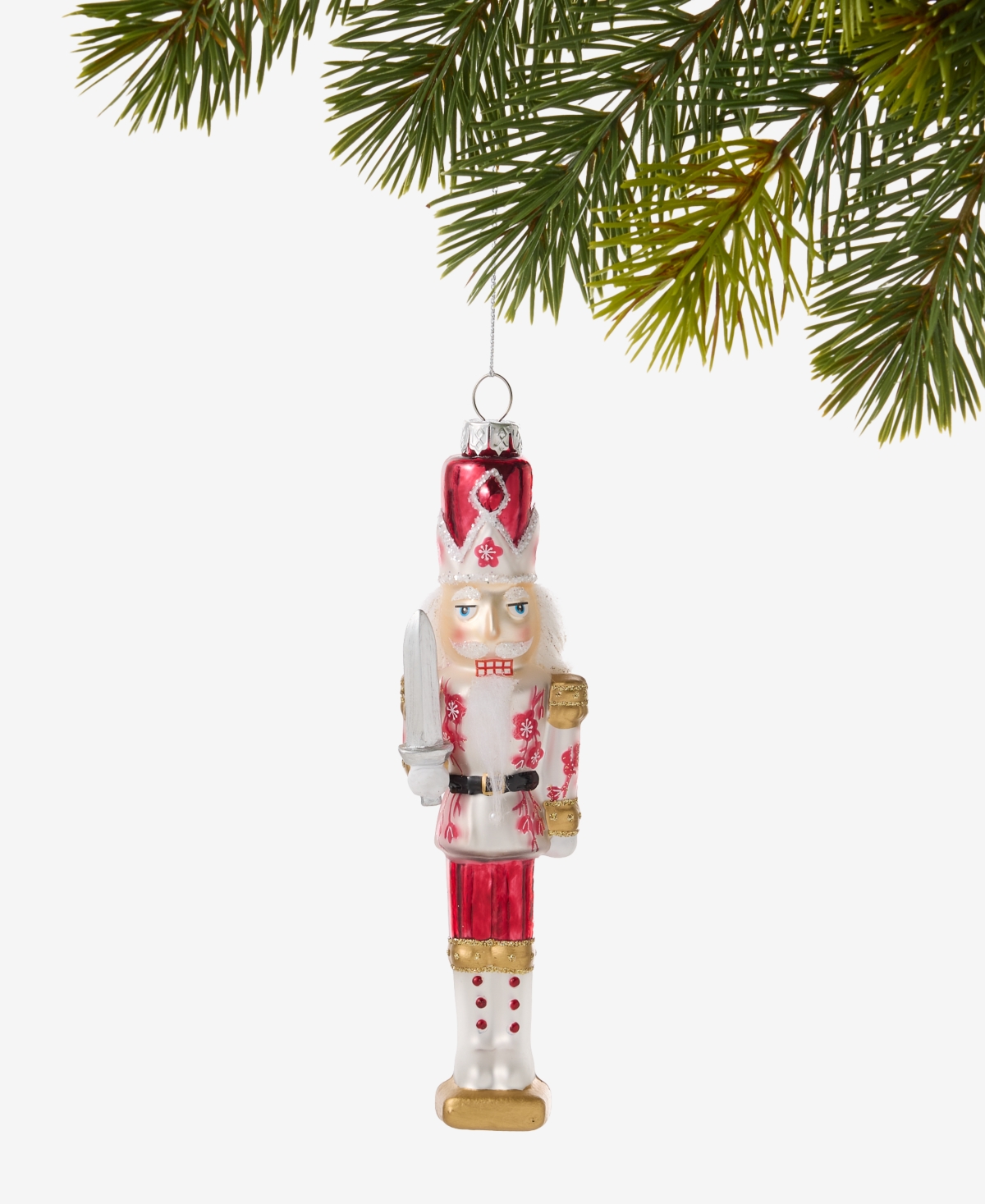 Click here for Holiday Lane Holiday Toile Nutcracker Ornament  Ma... prices