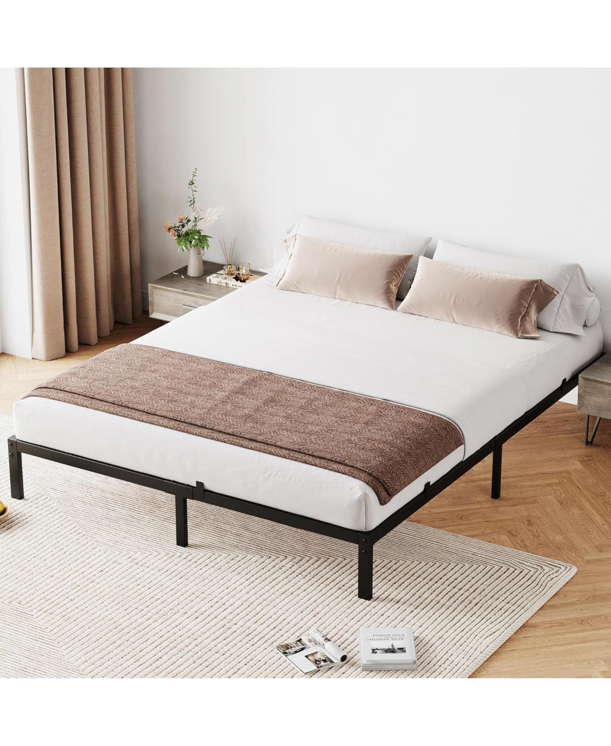 Click here for gaomon 10" Bed Frame No Box Spring Needed  He... prices