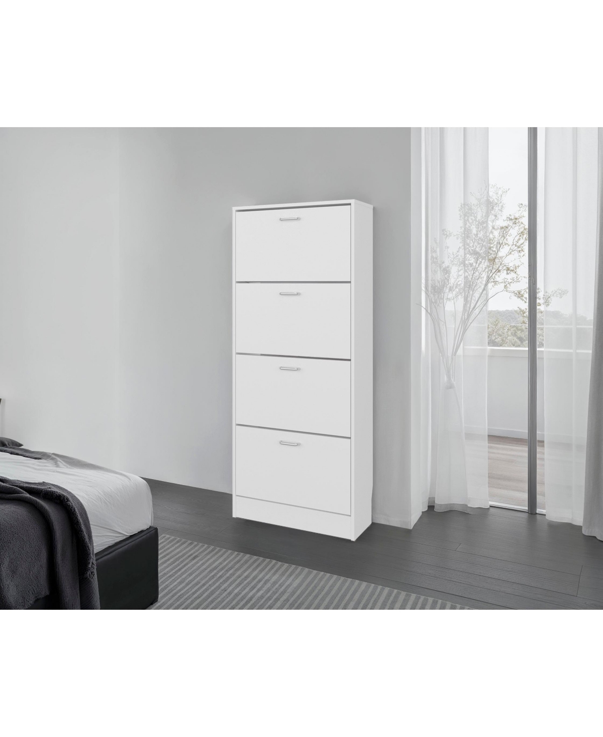 Click here for Fm Furniture Inola Vertical Shoe Cabinet with Door... prices