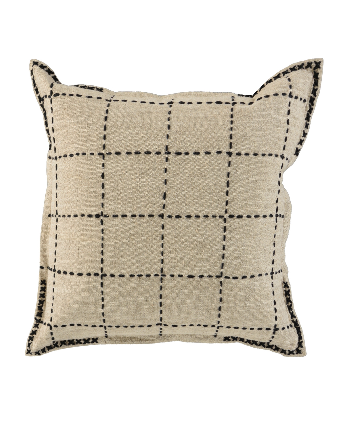 Click here for Rizzy Home Jennie Cotton Blend Decorative Pillow... prices