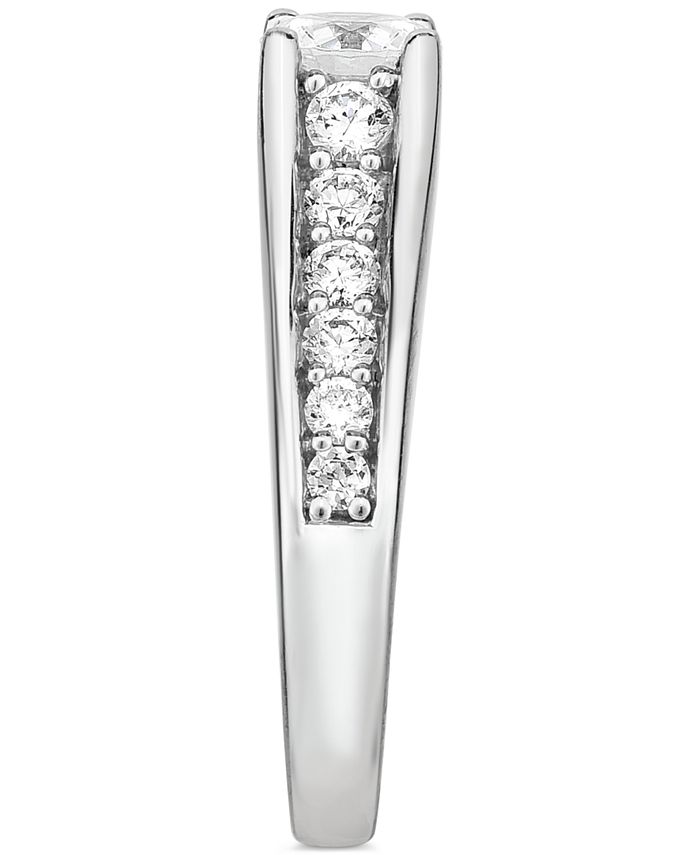 TruMiracle Diamond Engagement Ring (1-1/2 ct. t.w.) in 14k White Gold ...