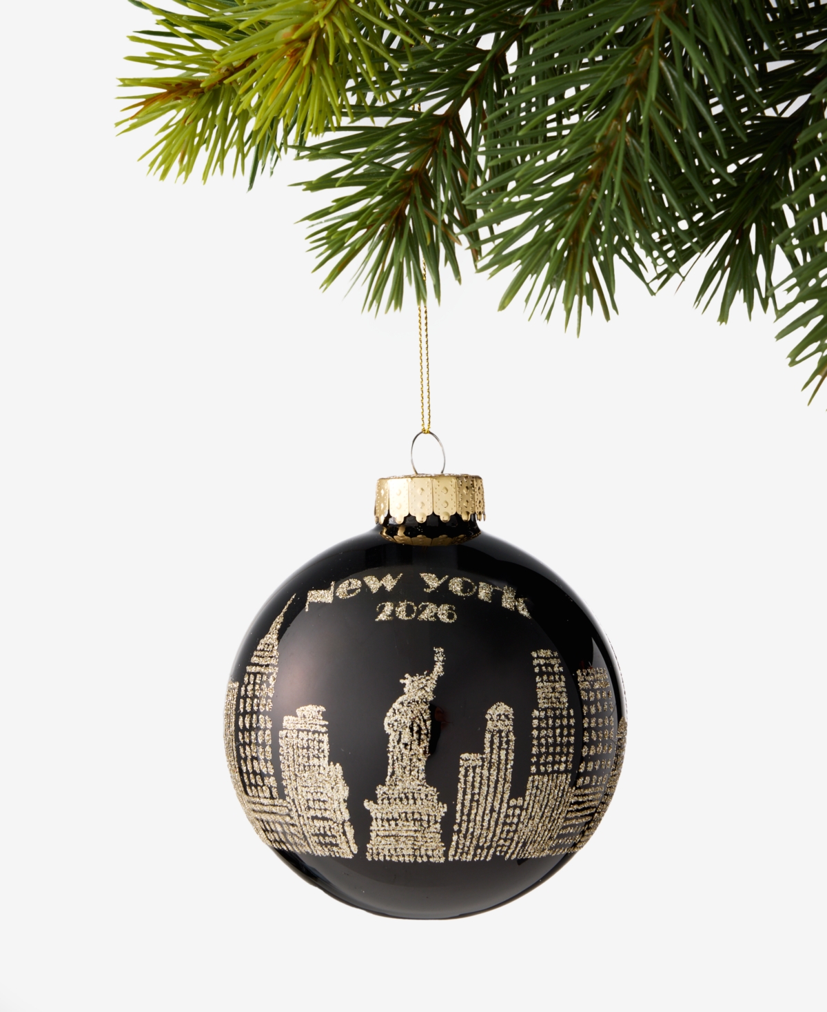 Click here for Holiday Lane New York City Skyline On Black Orname... prices