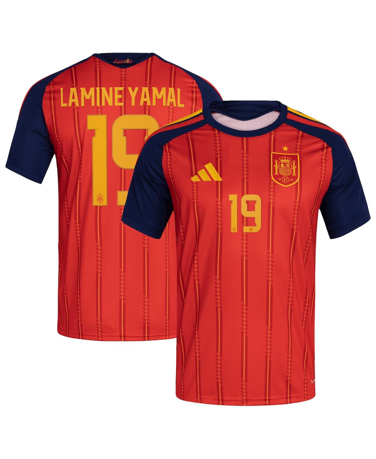 Click here for Adidas Mens Lamine Yamal Red Spain National Team 2... prices