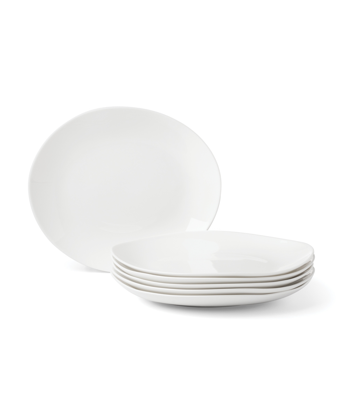 Click here for Lenox Studio 1414 Curved Accent Plates  Set of 6 -... prices