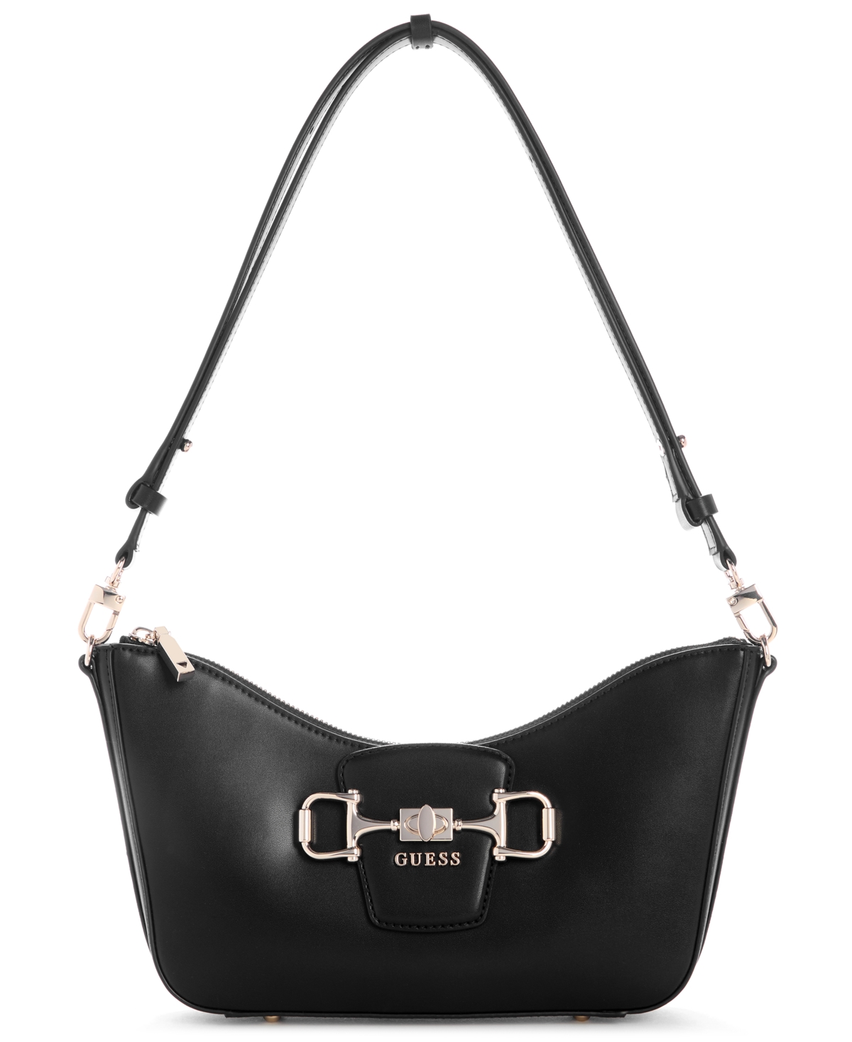 Click here for Guess Janie Convertible Small Shoulder Bag - Black prices