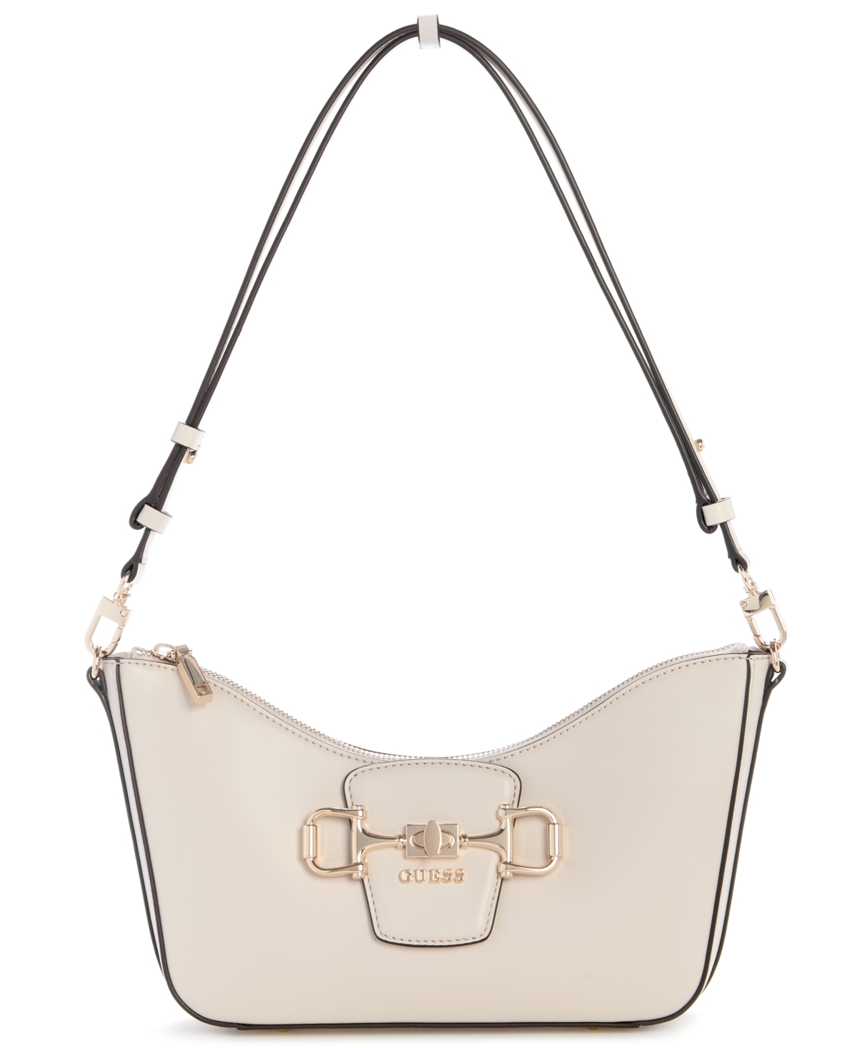 Click here for Guess Janie Convertible Small Shoulder Bag - Stone prices