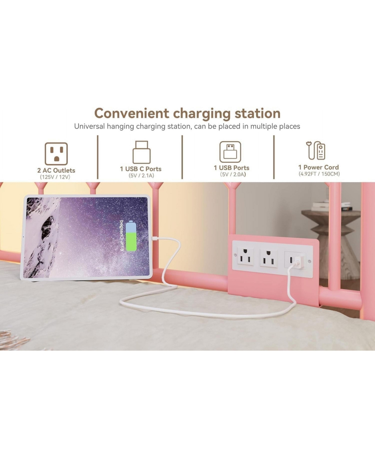 Click here for gaomon Metal Daybed with Trundle Sofa Bed Frame Ch... prices
