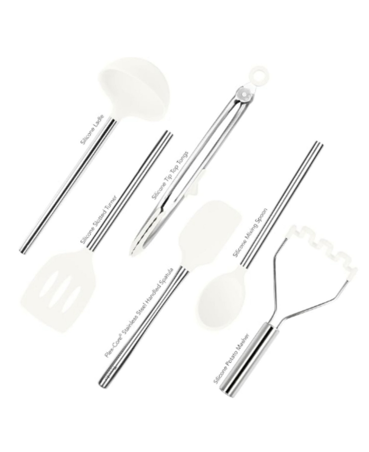 Click here for Tovolo Utensil 6-Pc. Silicone with Steel Handles S... prices