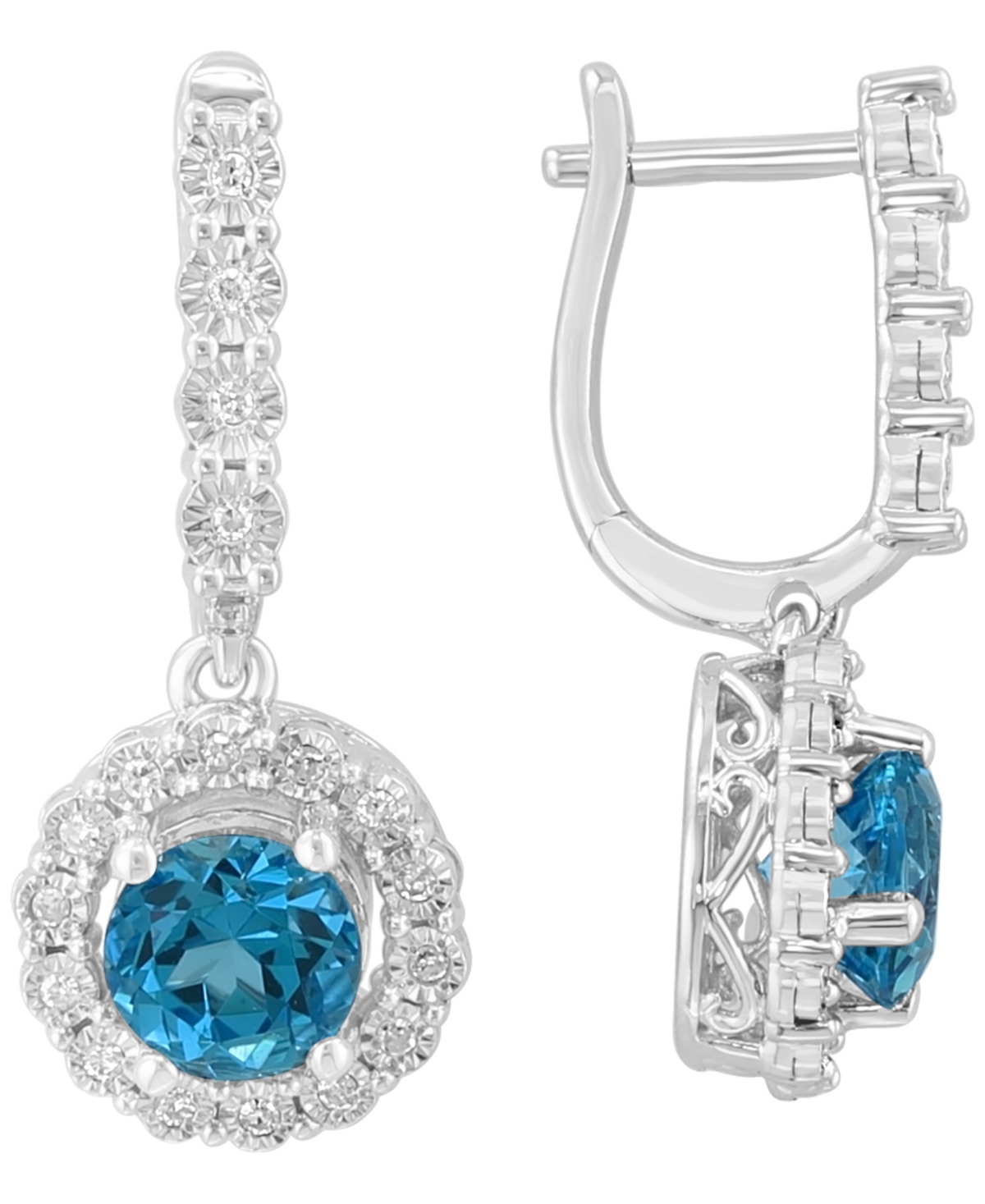 Click here for Effy Collection Blue Topaz (2 ct. t.w.) & Diamond... prices