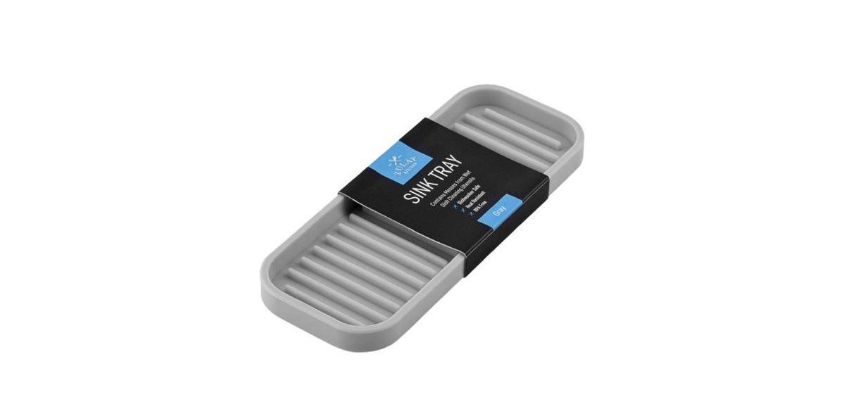 Click here for Silicone Sponge Holder for Kitchen Sink - Grey prices