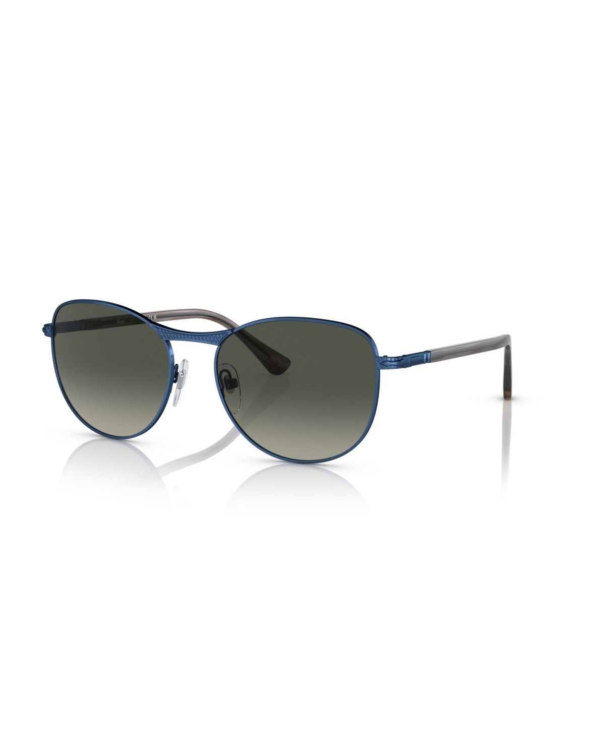 Click here for Persol Unisex Round Sunglasses  PO1002S - Blue prices