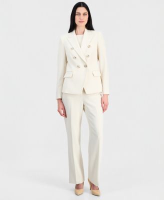 Click here for Tahari Asl Womens Crepe Double Breasted Jacket Sho... prices