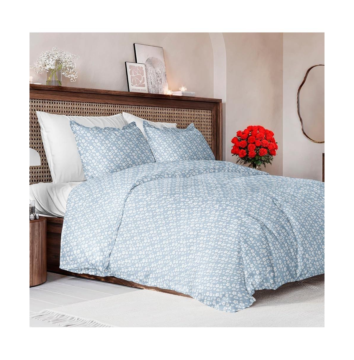 Click here for Cgk Unlimited Floral Duvet Cover Set with Pillow S... prices