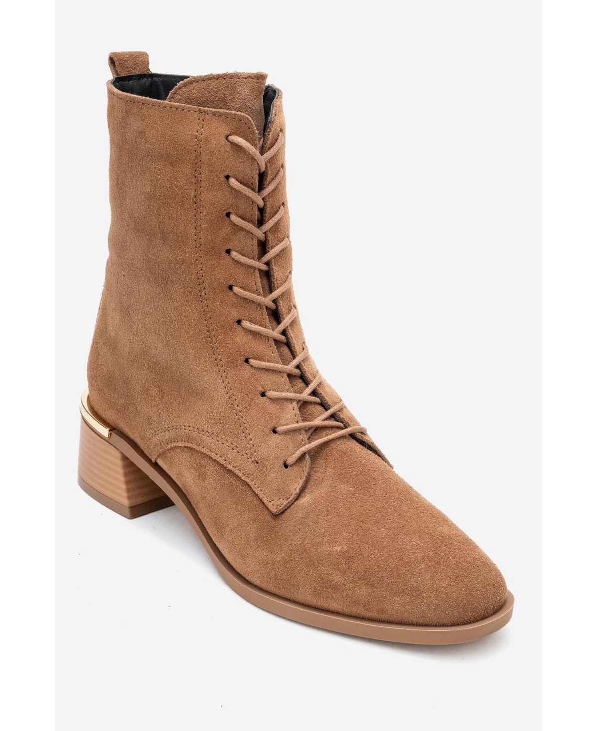 Click here for Forever & Always Shoes Avia Leather Block Heel Boo... prices