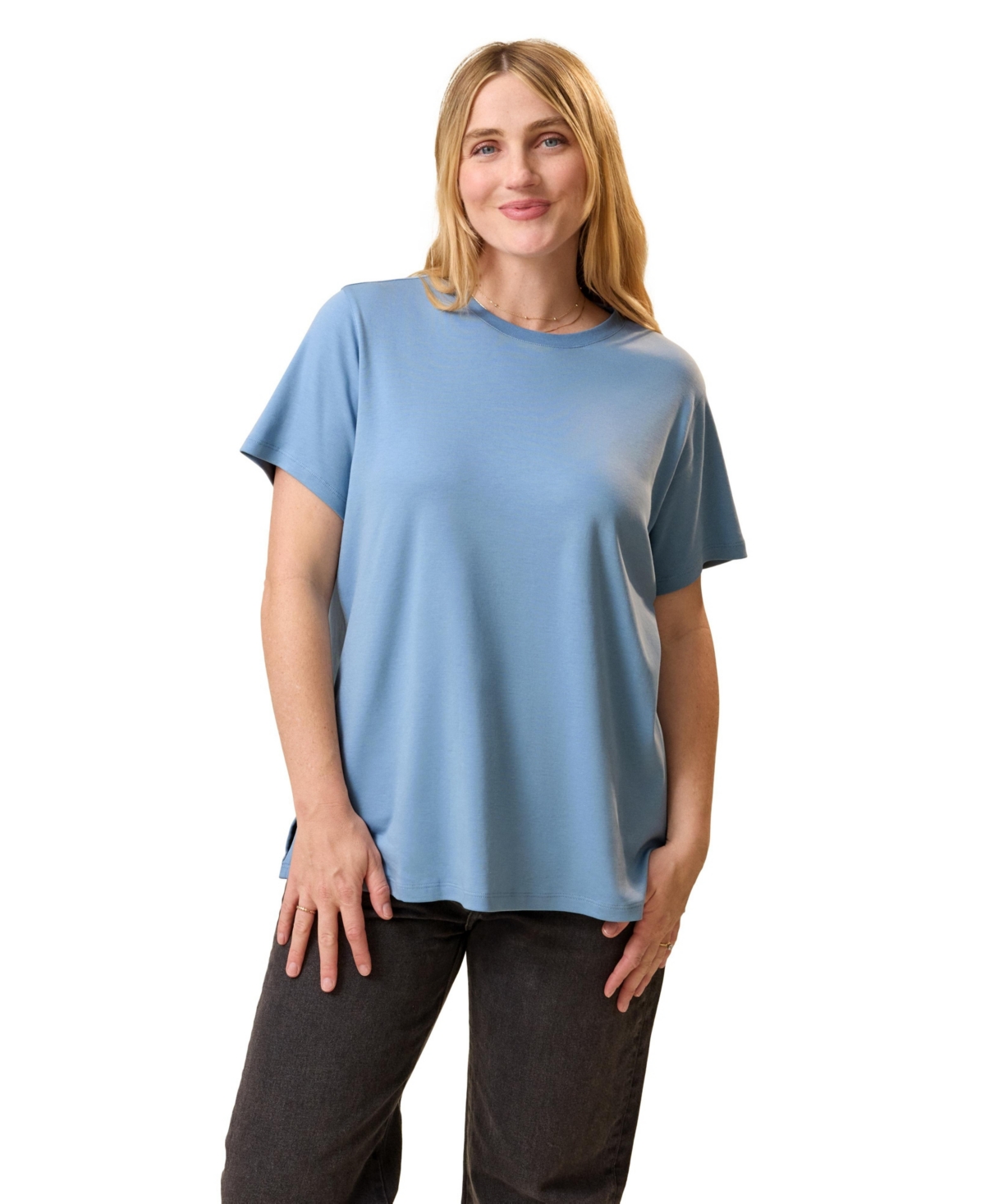 Click here for Kindred Bravely Maternity Pima Cotton Crew Neck Si... prices