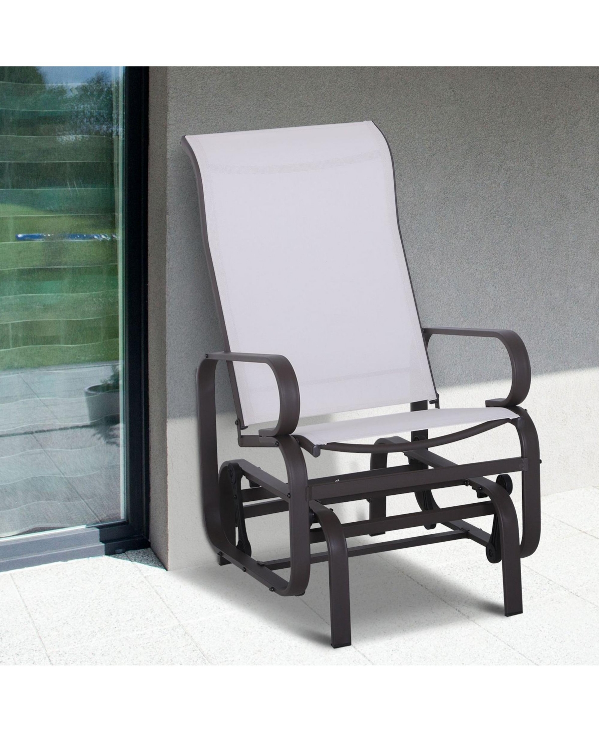 Click here for Clihome Outdoor Glider Chair  Gliders for Outside... prices