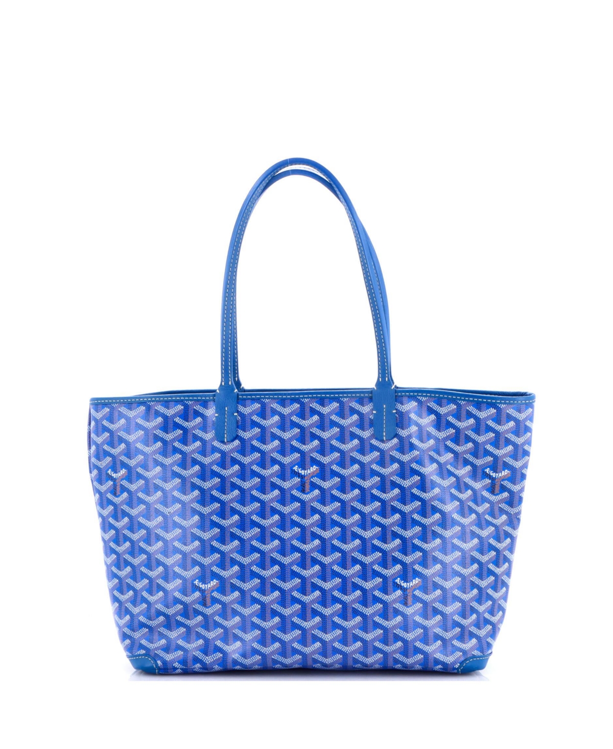 Click here for Pre-Owned Goyard Pm Artois Tote Coated Canvas - Bl... prices