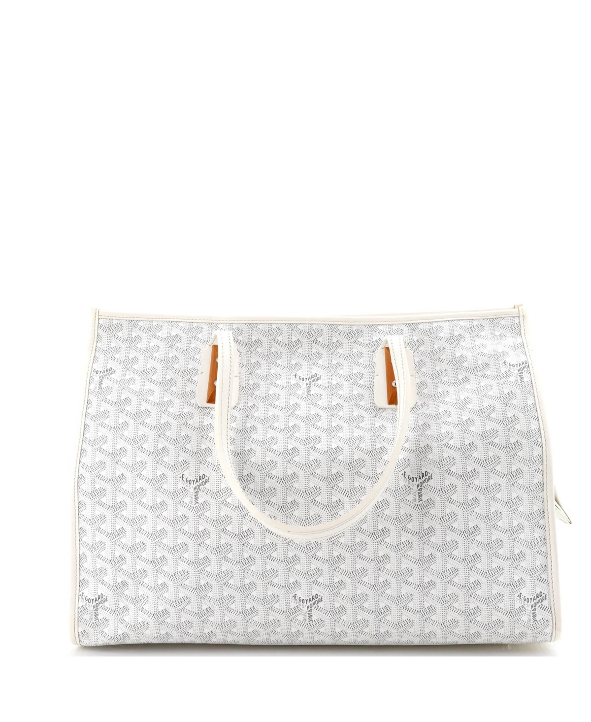 Click here for Pre-Owned Goyard Marquises Bag Coated Canvas - Whi... prices