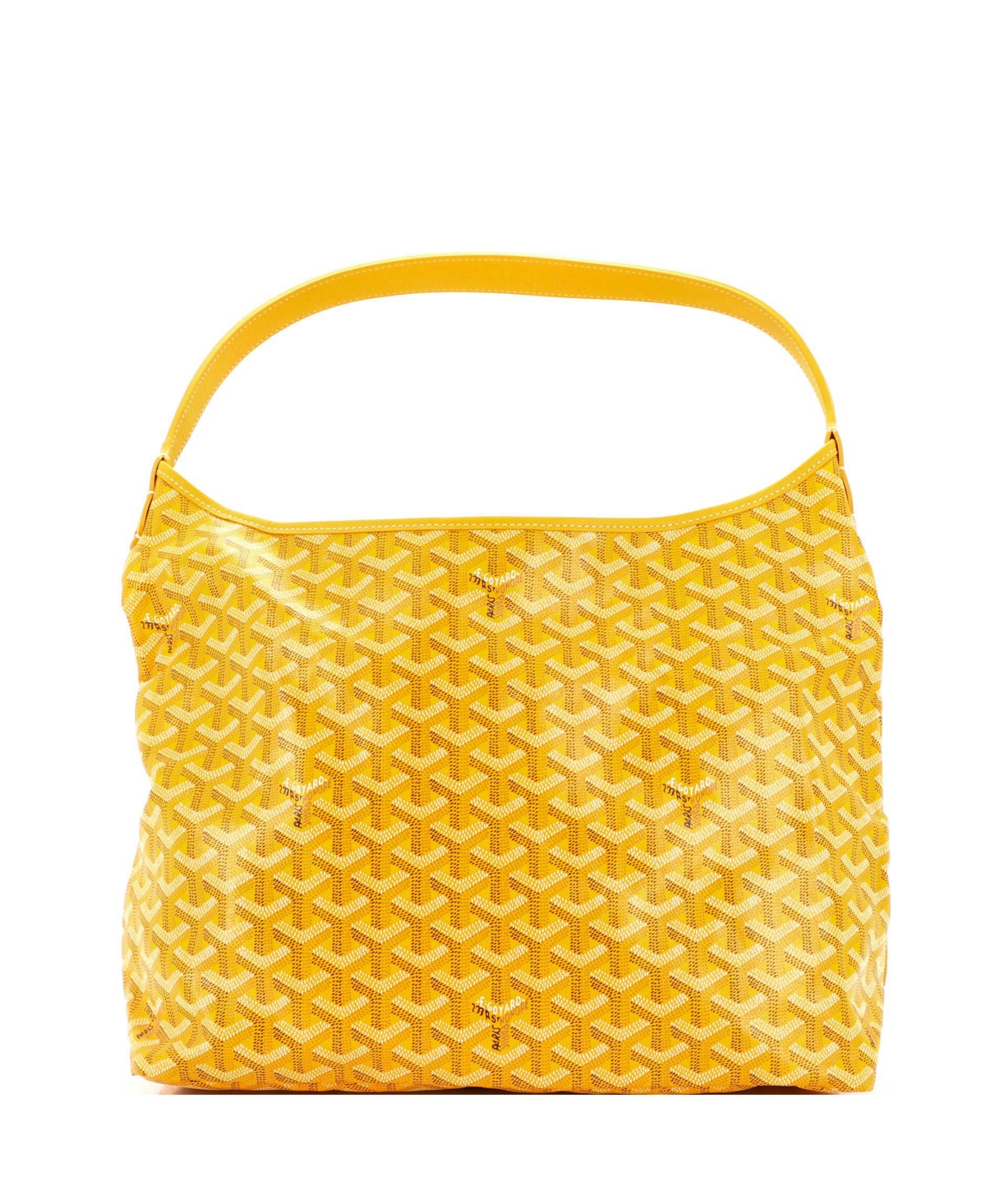 Click here for Pre-Owned Goyard Boheme Hobo Coated Canvas - Yello... prices