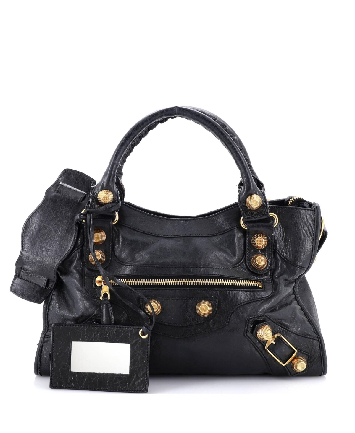 Click here for Pre-Owned Balenciaga Part Time Giant Studs Bag Lea... prices