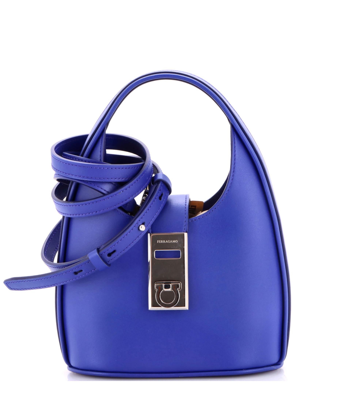 Click here for Pre-Owned Salvatore Ferragamo Mini Gancini Buckle... prices