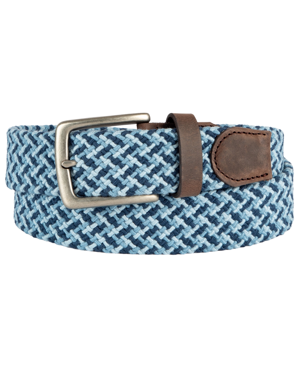 Click here for Tommy Bahama Mens 38 Mm Stretch Web Belt - Blue prices