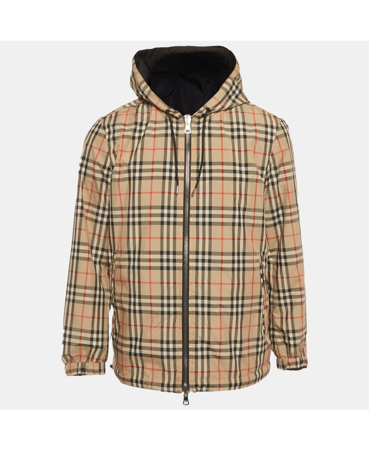 Click here for Pre-Owned Burberry Mens Check Synthetic Reversible... prices