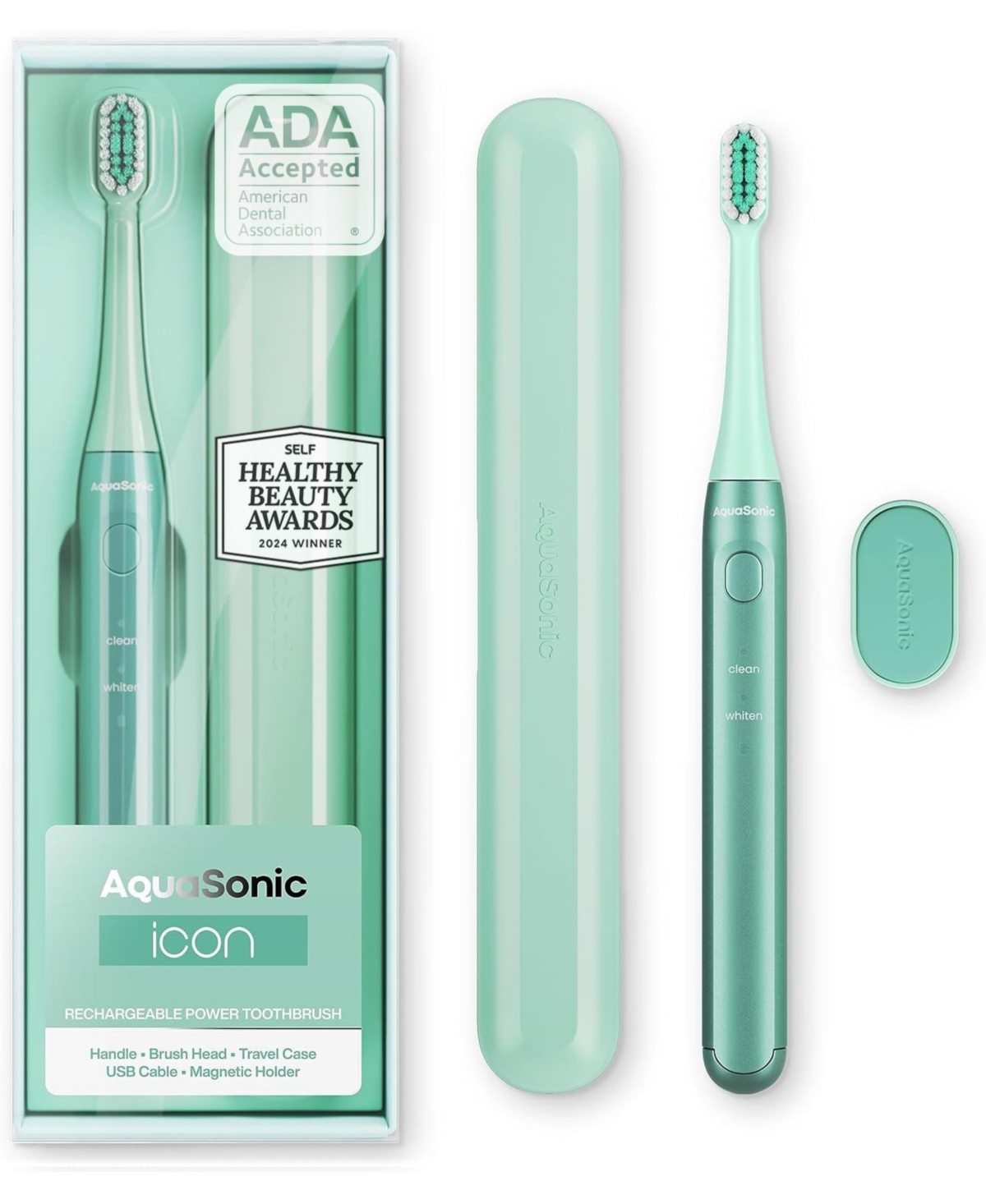 Click here for AquaSonic Icon Rechargeable Electric Toothbrush -... prices