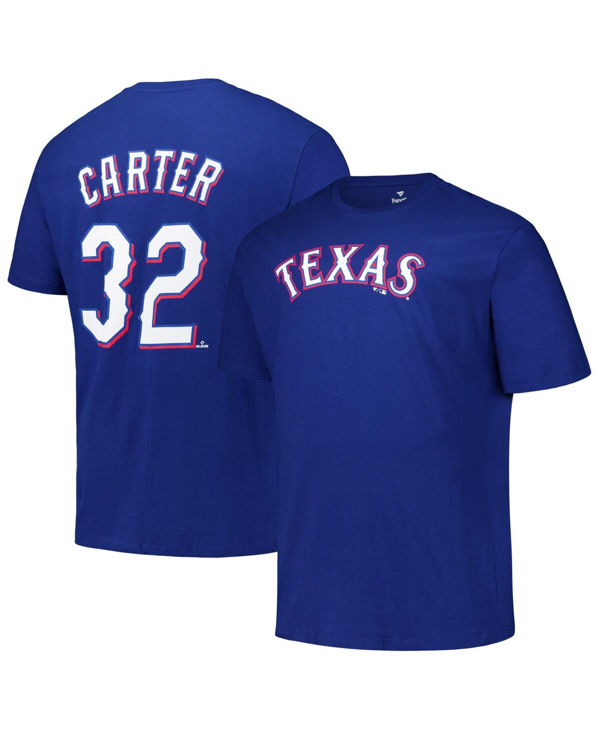 Click here for Fanatics Mens Evan Carter Royal Texas Rangers Big... prices