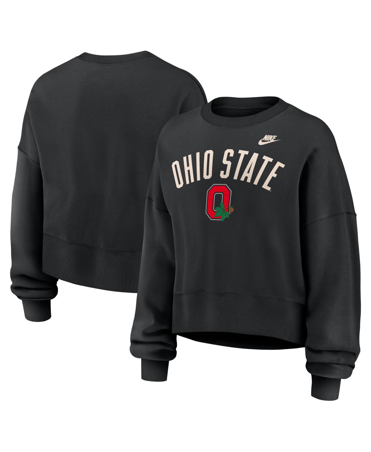 Click here for Nike Womens Black Ohio State Buckeyes Legacy Fleec... prices