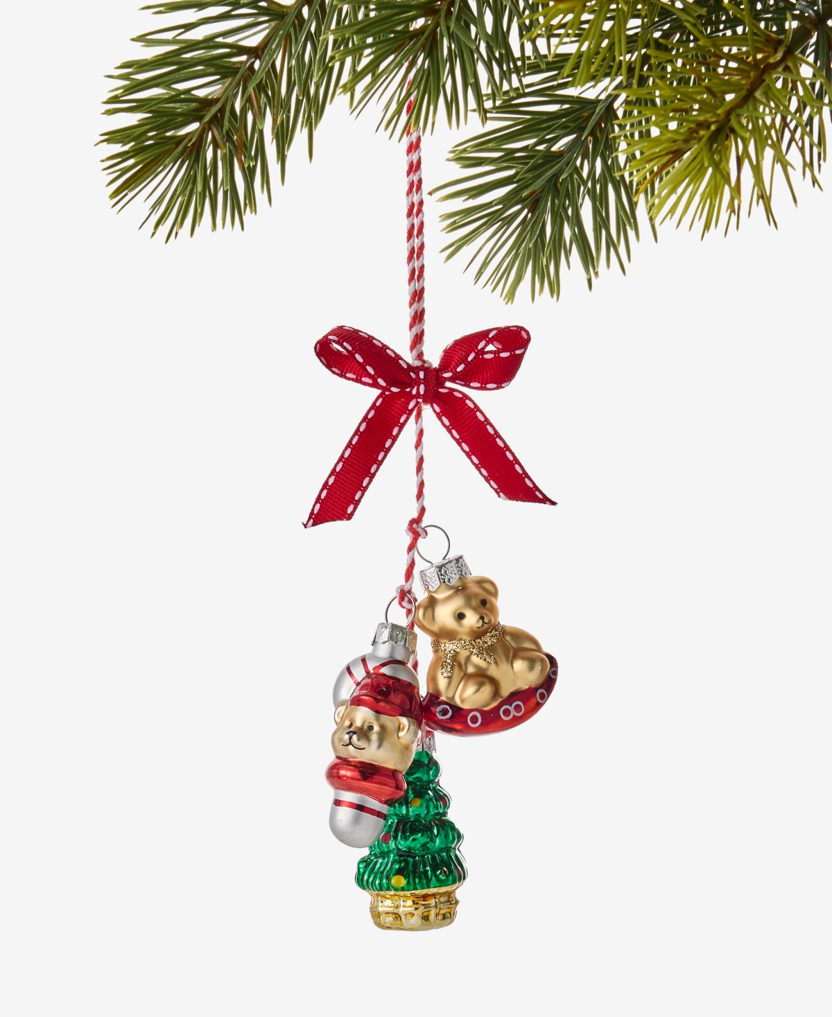 Click here for Holiday Lane Christmas Cheer Pendant Ornament  Mac... prices