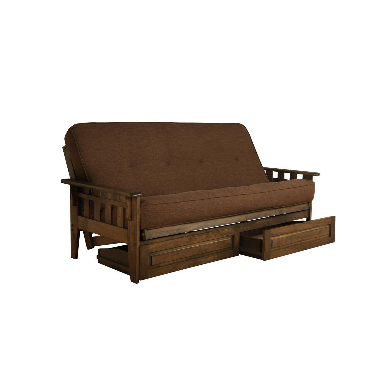Click here for Kodiak Tucson Frame-Rustic Walnut Finish-Linen Coc... prices