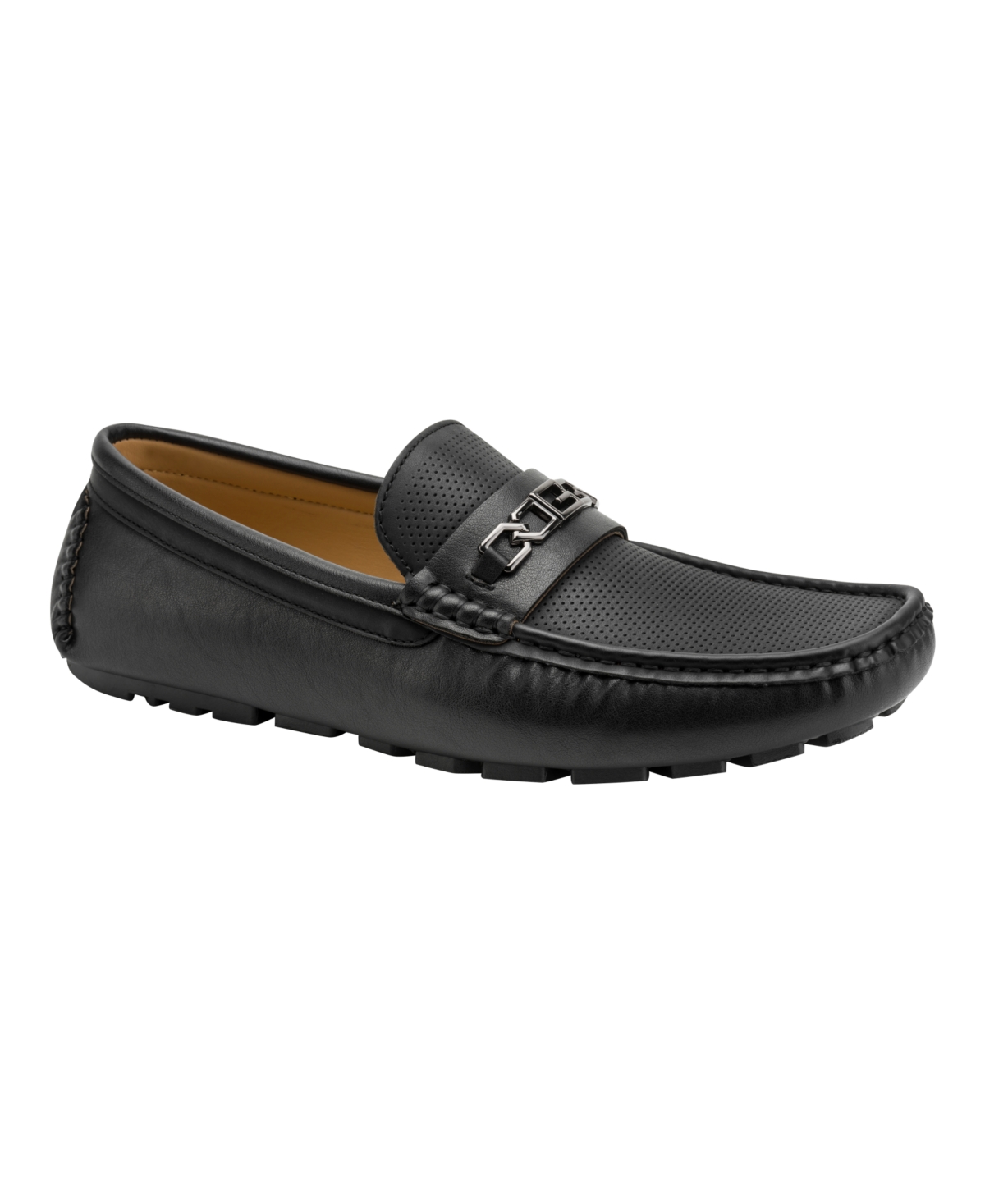 Click here for Guess Mens Aqlen Driving Loafers - Black prices