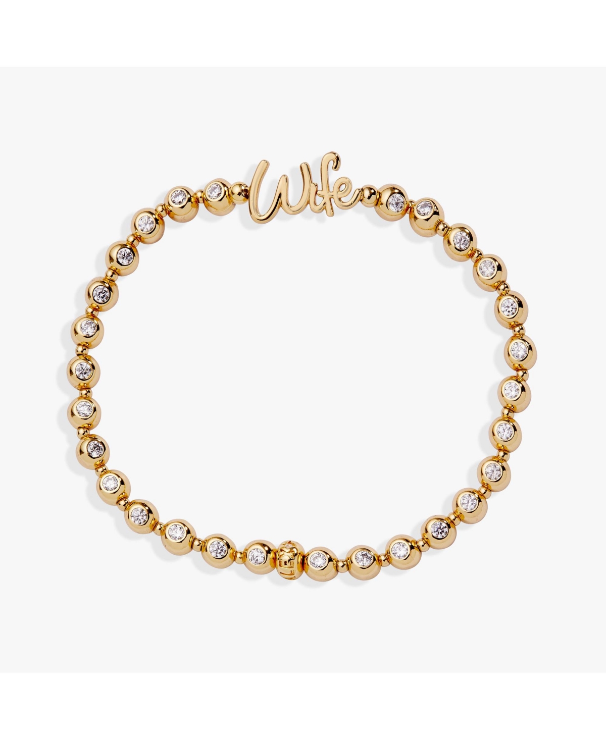 Click here for Alex and Ani Wife Elongated Crystal Stretch Bracel... prices