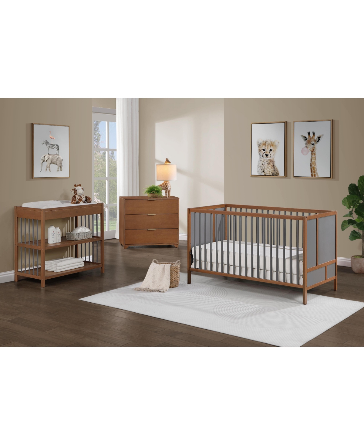 Click here for flynama 3in1 Convertible Crib - Solid Wood  Geomet... prices