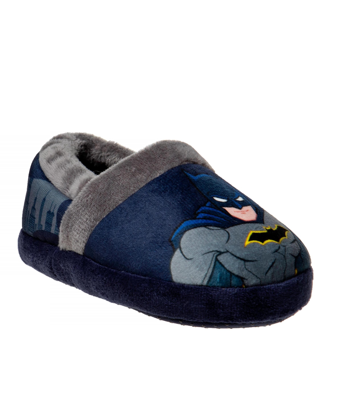 Click here for Warner Brothers Toddler Dc Batman Slippers - Navy prices