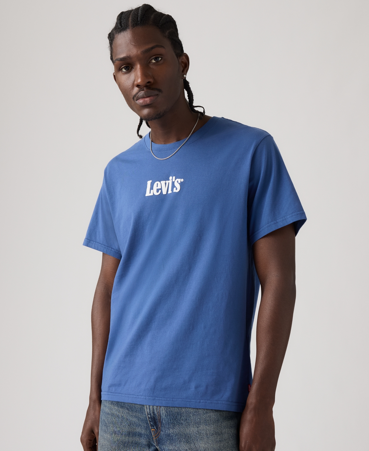 Click here for Levis Mens Relaxed Fit Box Tab Logo Crewneck T-shi... prices