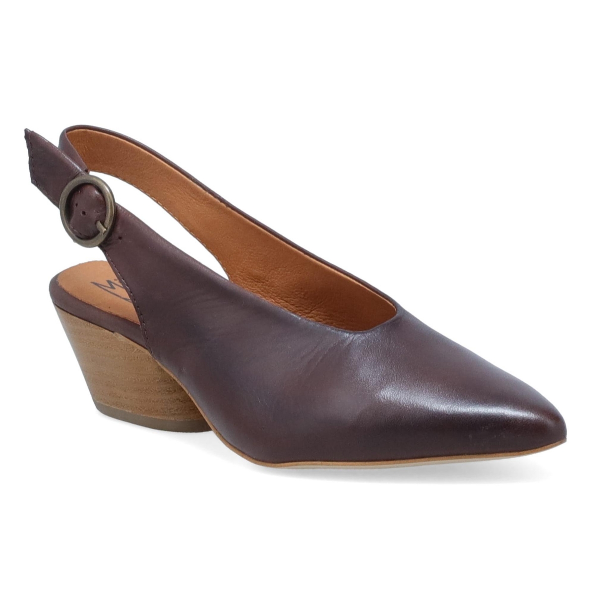 Click here for Miz Mooz Womens Pointed Toe Slingback Heels - Brow... prices