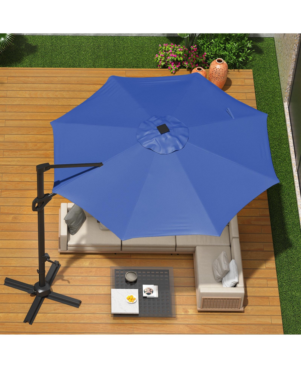 Click here for Gaomon 10ft Heavy Duty Cantilever Umbrella 360... prices