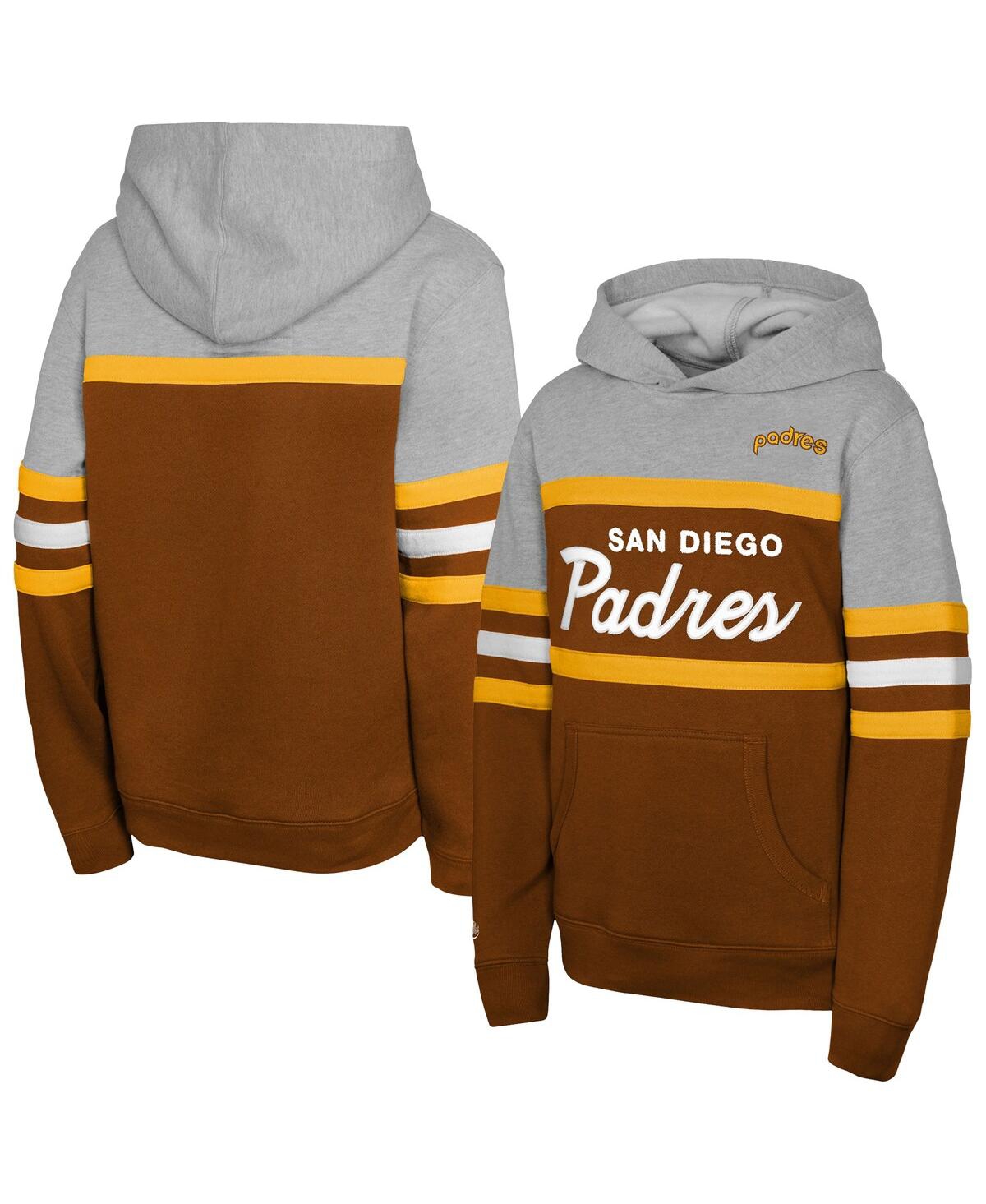 Click here for Mitchell & Ness Big Boys and Girls Brown/Grey San... prices