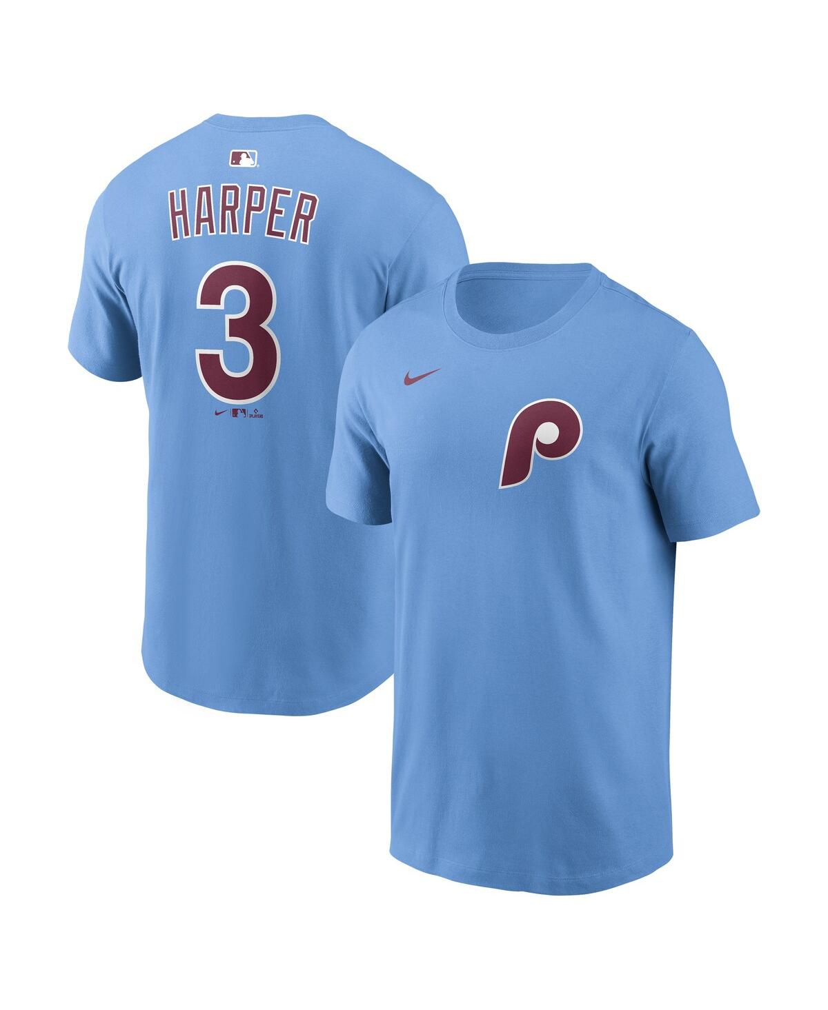 Click here for Nike Mens Bryce Harper Light Blue Philadelphia Phi... prices